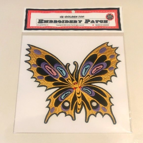 Other | 7 Embroidered Patch Butterfly Indigenous Design By Delvis ...